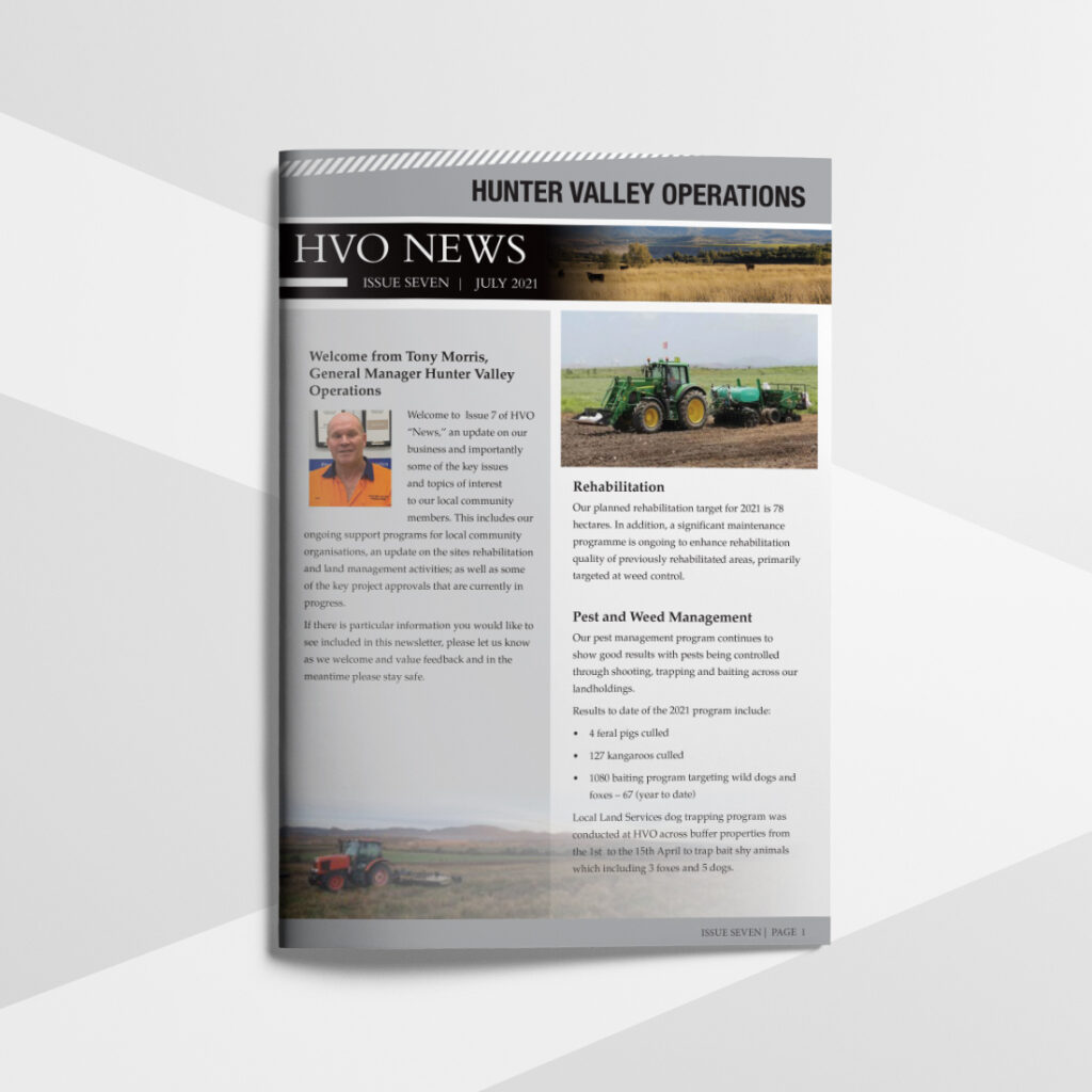 HVO News Community Newsletter July 2021 – Hunter Valley Operations