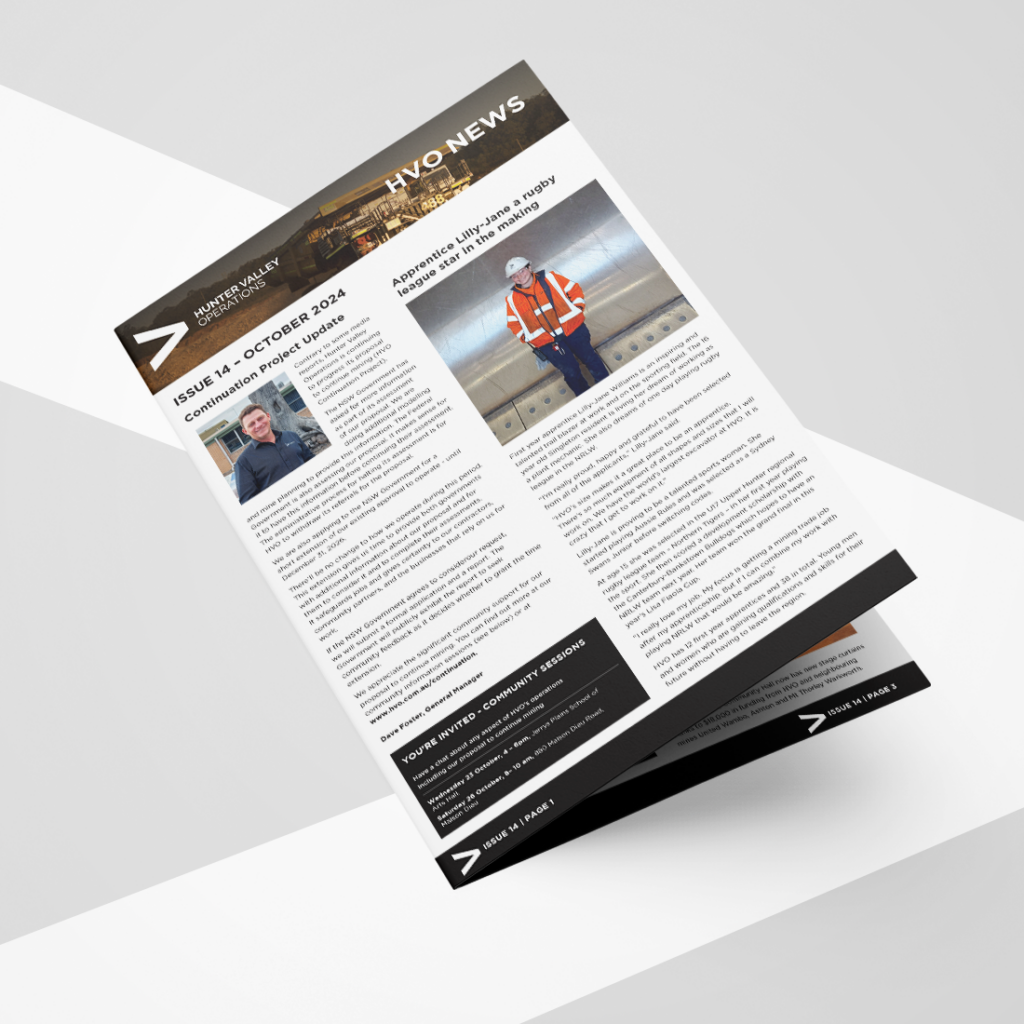 HVO Community Newsletter October 2024 – Hunter Valley Operations